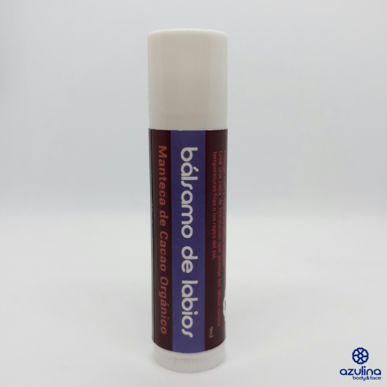 Balsamo Labial Cacao | Castor Oil y Vitamina E | Labios Partidos
